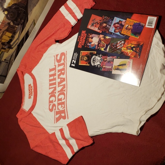 Netflix | Tops | Stranger Things Mirror The Upside Down Shirt With 2 ...